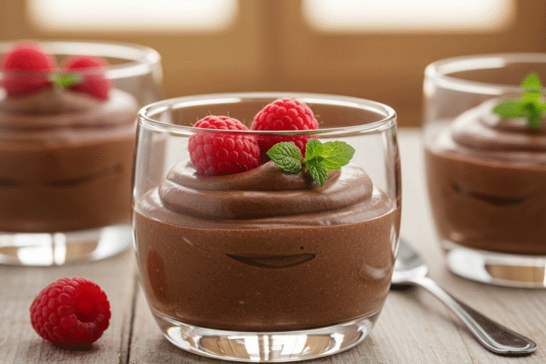 Healthy Chocolate Mousse with Avocado (Vegan & No Sugar)
